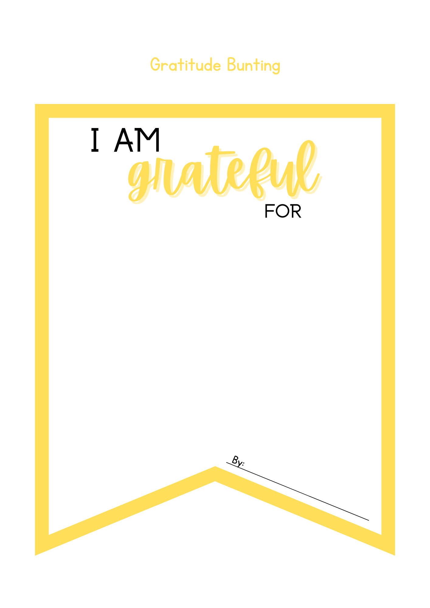 Mash > Wellbeing Week > Gratitude Bunting