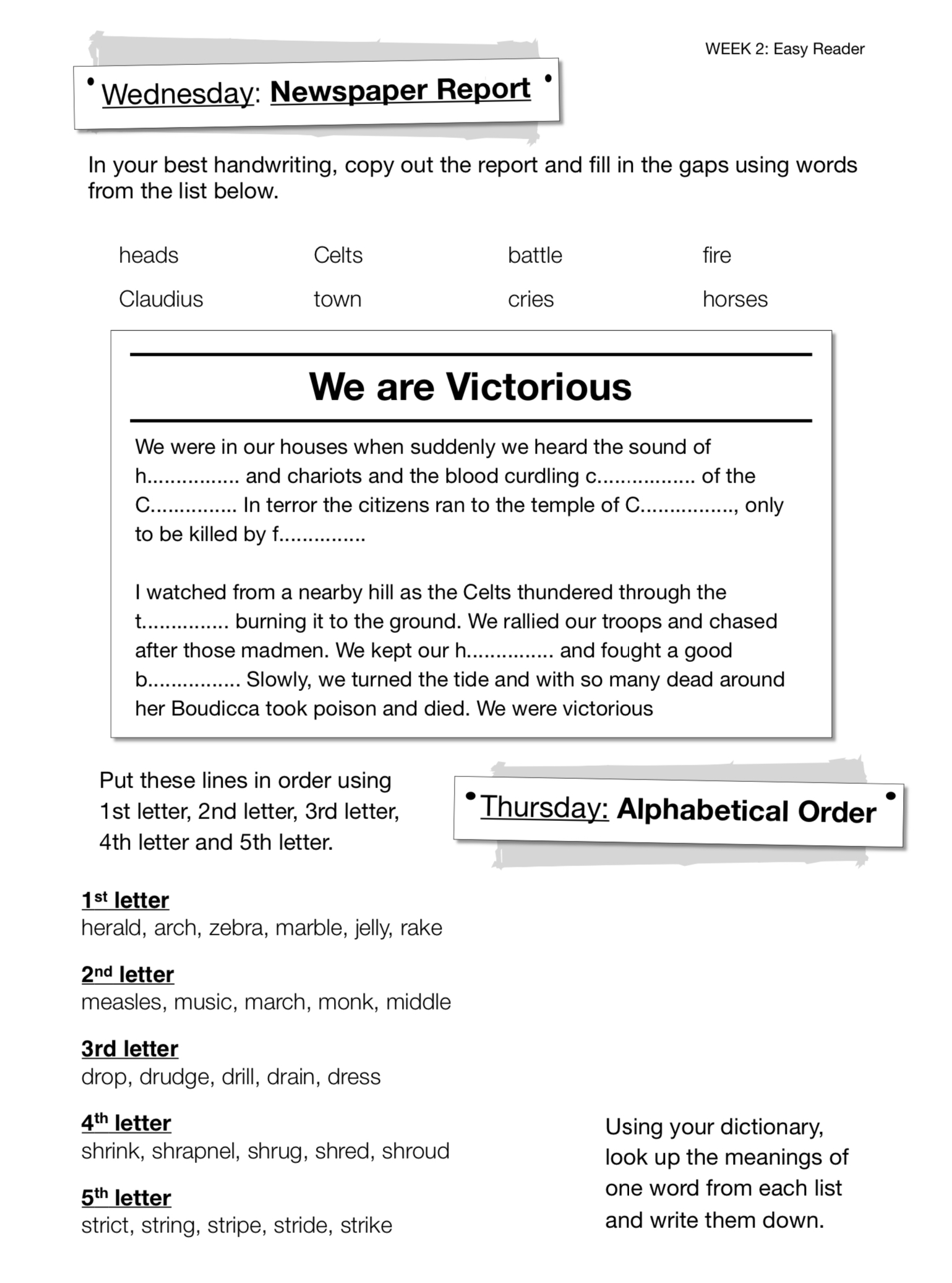 Mash > Class Level > Horace Visits The Roman Army (age 7-11 years ...