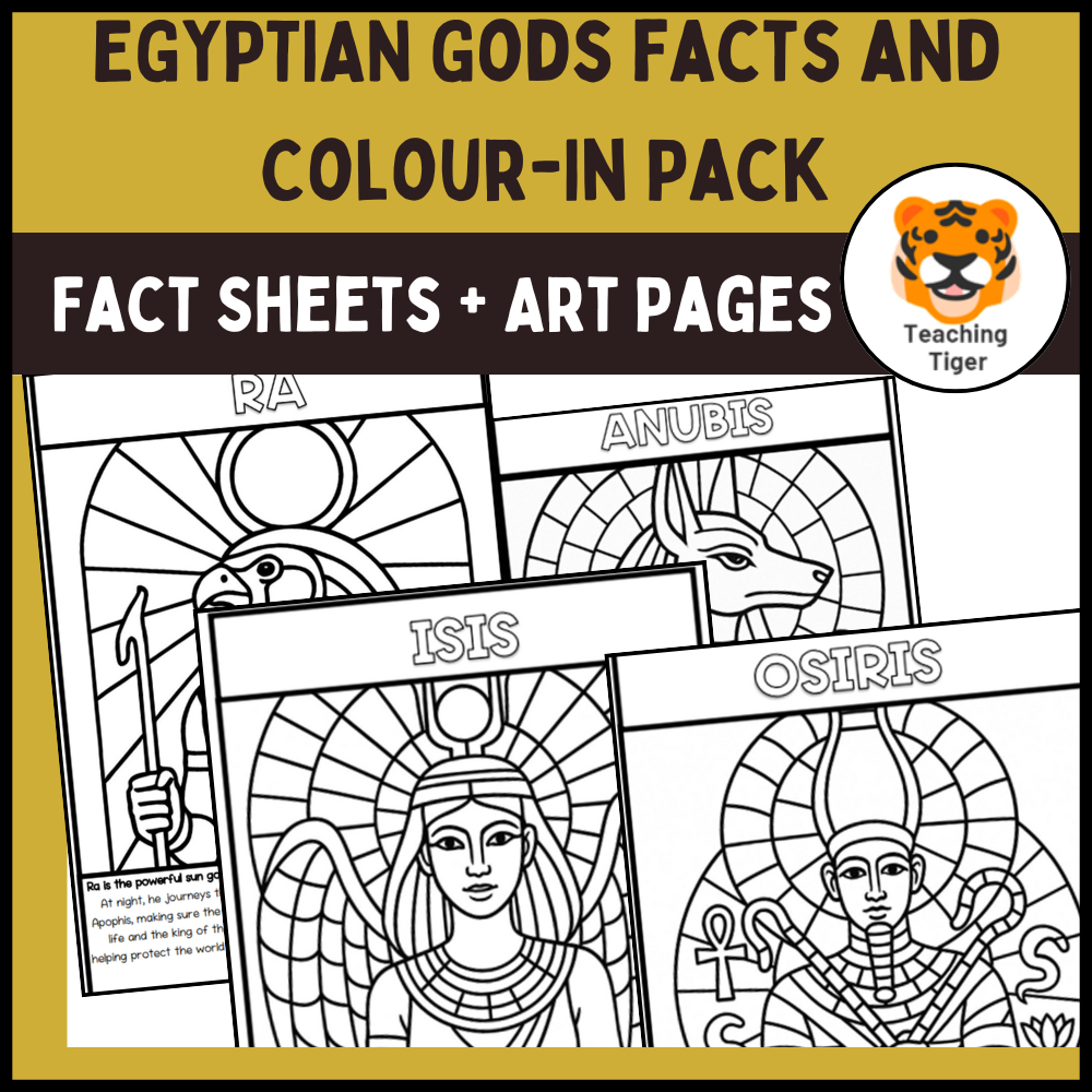 Mash > Egyptian Gods Colouring Pack | 3rd–6th Class | Ancient Egypt ...
