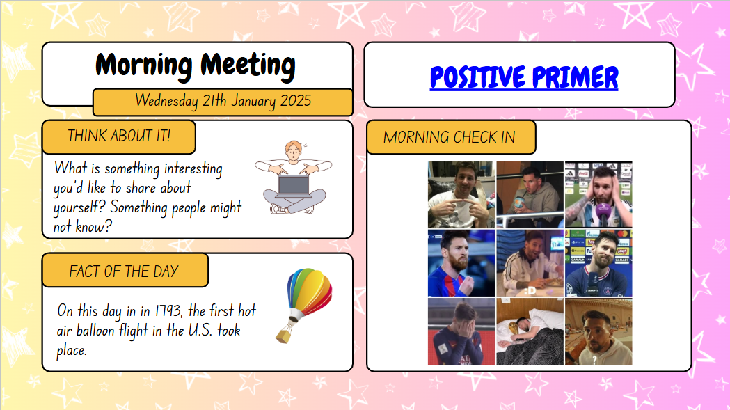 Mash > Morning Meeting Check-In Slides – January Edition | Daily SEL ...