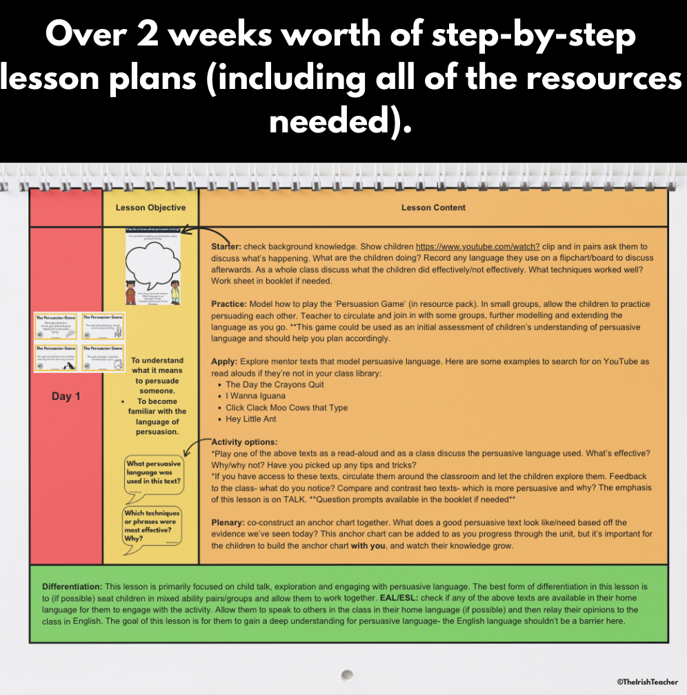 Mash > Persuasive Letter Writing Unit