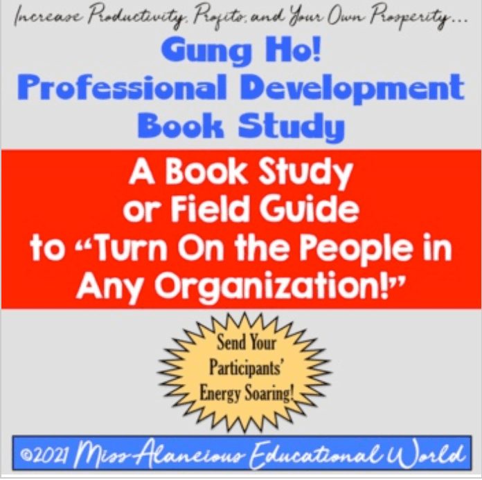 Mash > Professional Development Book Study on Leadership: Gung-Ho!