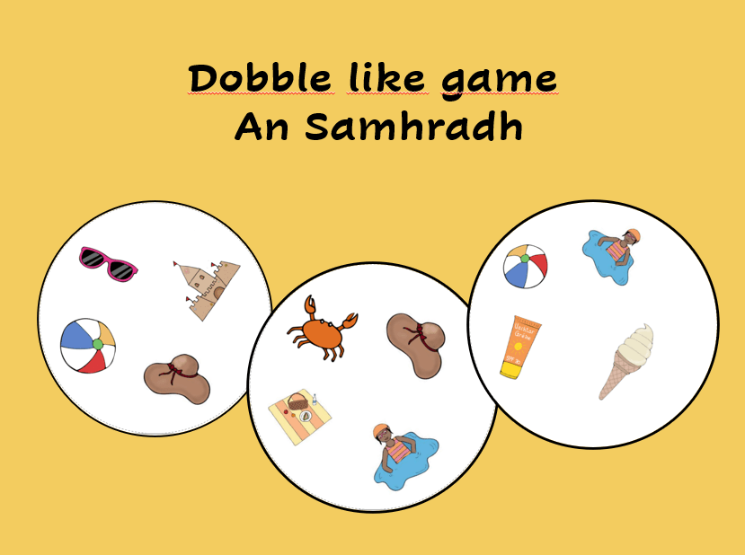 Mash > Games / Cluichí > An Samhradh (Summer) - Dobble like game