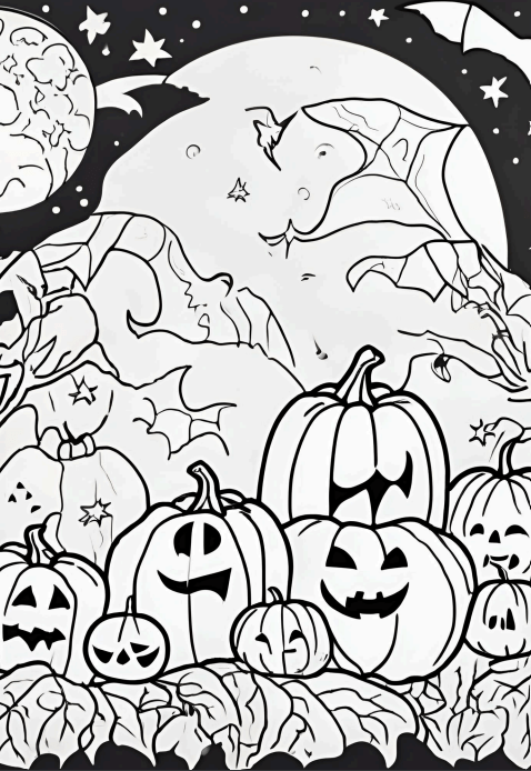 Mash > 1st / 2nd Class > Halloween Mindfulness Colouring Sheets (40 pages)