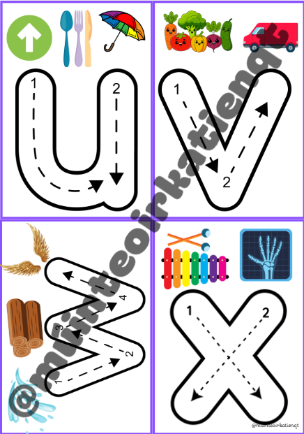 Mash > Infants > Letter Formation Flashcards