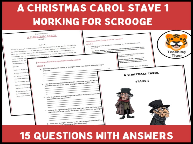 Mash > Junior Cert Comprehension: Stave 1 of "A Christmas Carol ...