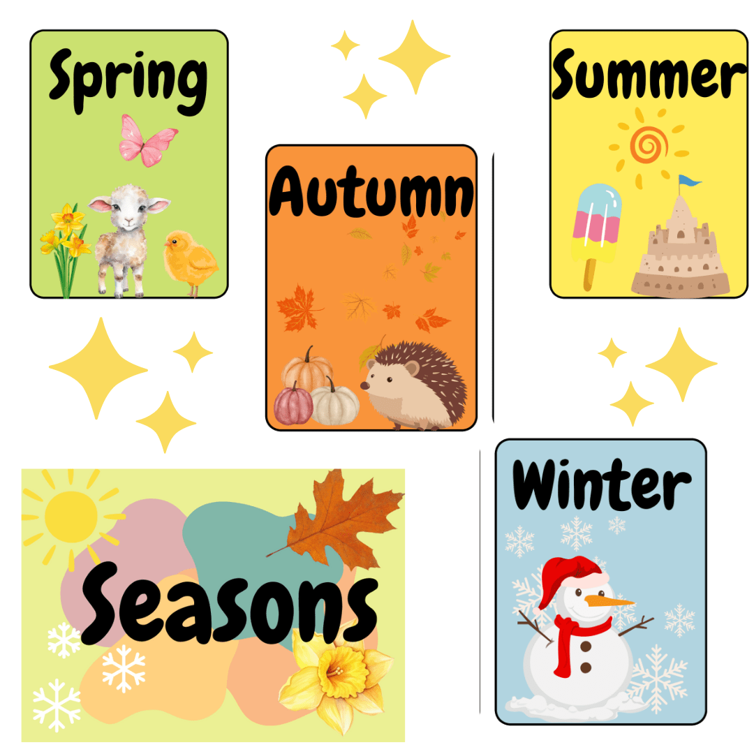 Mash > School / Scoil > Season Flashcards - English