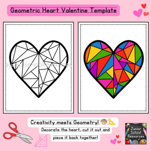 Mash > Valentine's Day > Romero Britto Inspired Heart Template ...