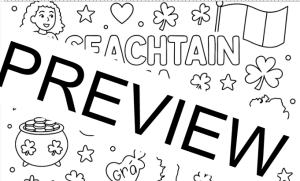 Mash > Seachtain na Gaeilge > Seachtain na Gaeilge Colouring