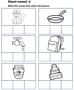 Mash > Infants > CVC Words - Median short vowel sounds.