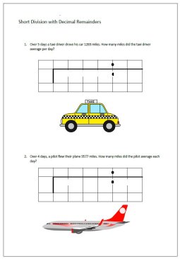 Mash > Short Division-Bus Stop Method Lesson pack
