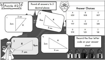 Mash > Pythagoras Theorem-Harry Potter Theme Digital Escape Room
