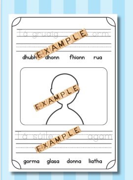 Mash > Mé Féin > Mé Féin Worksheets - Traceable- common questions and ...