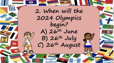 Mash > 3rd / 4th Class > The 2024 Olympics and Paralympics Quiz