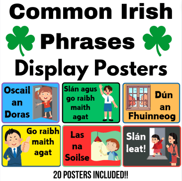 Mash > Class Level > 20 Irish Phrases Display Posters