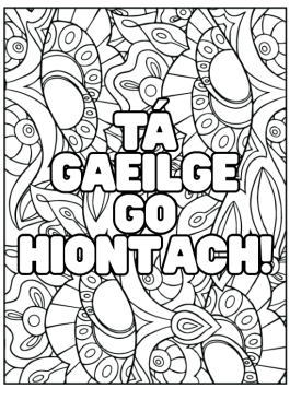 Mash > 50 Positive Gaeilge Colouring Pages
