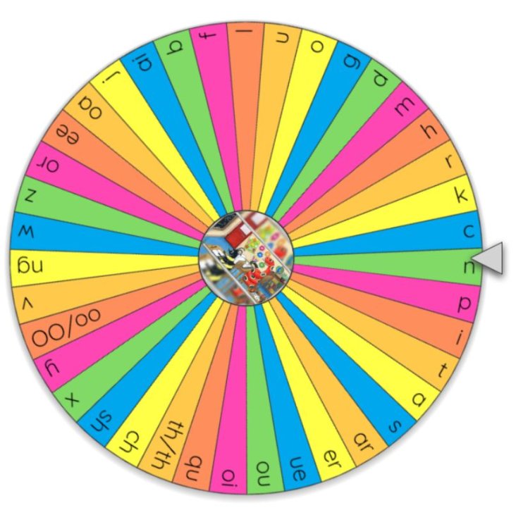 Mash > Infants > Spin the Wheel 42 Jolly Phonics Sounds