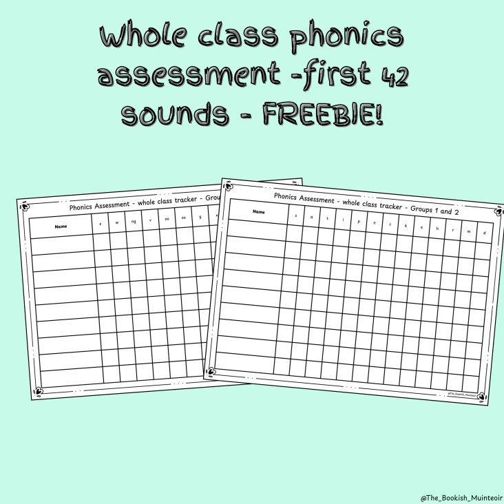 Mash > Infants > FREEBIE - Phonics assessment whole class tracker ...