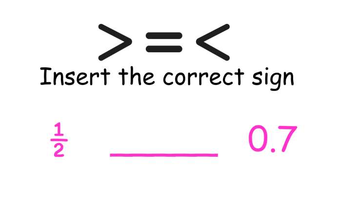 Mash > 3rd / 4th Class > Greater than/less than/equal to quiz